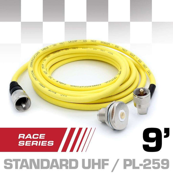 CRITICAL RACE 9' ANTENNA CABLE KIT W/ NMO BULKHEAD – Side by Side Fury